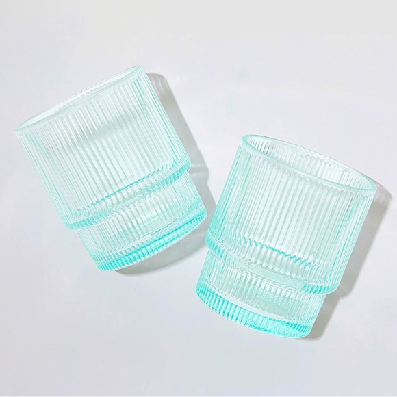Jonathan Adler | Kitchen | Jonathan Adler Ribbed Glassware Set | Poshmark